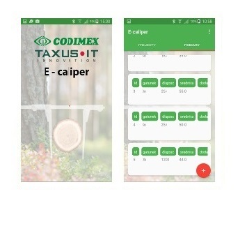 Forest application E-caliper - Codimex