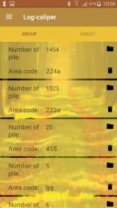 Application forestière Log-caliper - Codimex