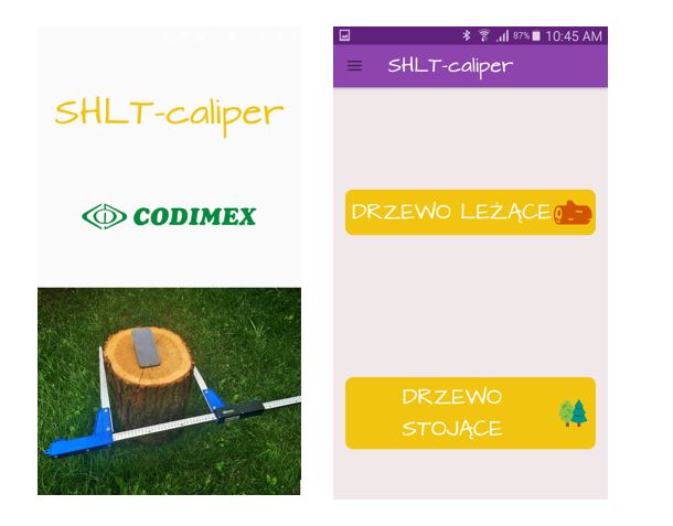 Forest application SHLT-caliper - Codimex